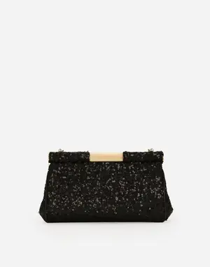 Dolce & Gabbana Medium Marlene Shoulder Bag - Black