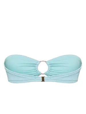 Melissa Odabash Melbourne Bandeau Bikini Top - Blue