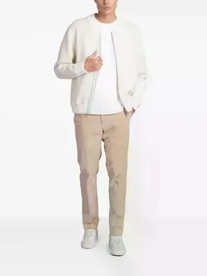 PT TORINO Corduroy Straight-leg Trousers - Neutrals