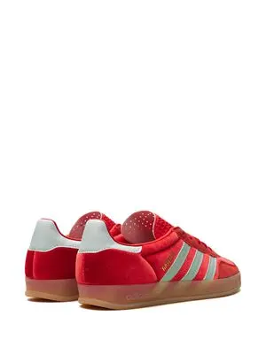Adidas Gazelle Indoor Velvet Sneakers - Red