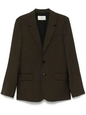 Ami Virgin Wool Blazer - Brown