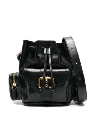 Chloé Leather Bucket Bag - Black