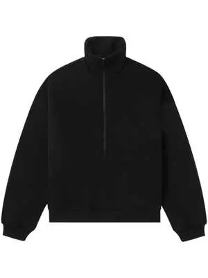 Fear Of God Half Zip Sweatshirt - Black