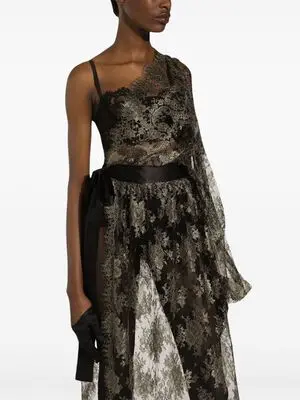 Dolce & Gabbana Semi-sheer Lace Gown