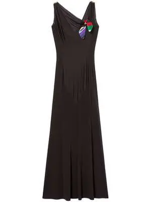 Emilio Pucci Bow-detail Maxi Dress