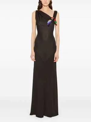 Emilio Pucci Bow-detail Maxi Dress