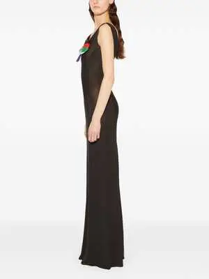 Emilio Pucci Bow-detail Maxi Dress