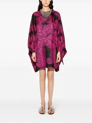Emilio Pucci Struzzo-print Silk Kaftan