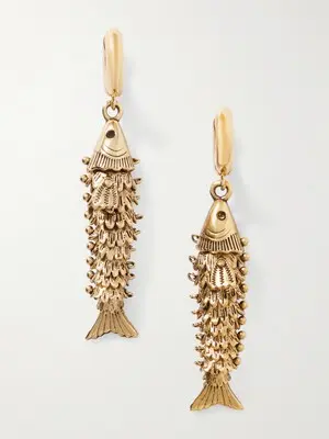 ISABEL MARANT Tone Dangle Earrings