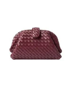 BOTTEGA VENETA Bottega Veneta Lauren 1980 Small Intrecciato Leather Clutch