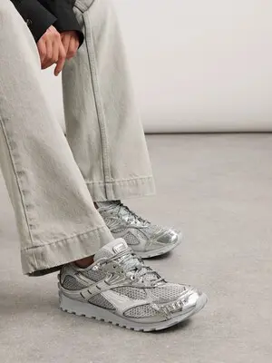 Bottega Veneta Orbit Sneakers - Silver