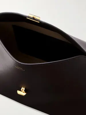 TOTEME T-lock Leather Shoulder Bag