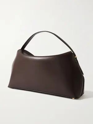 TOTEME T-lock Leather Shoulder Bag