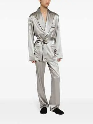 Dolce & Gabbana Silk Drawstring Trousers