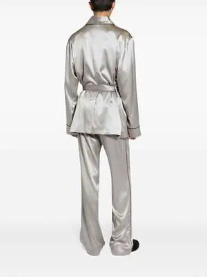 Dolce & Gabbana Silk Drawstring Trousers