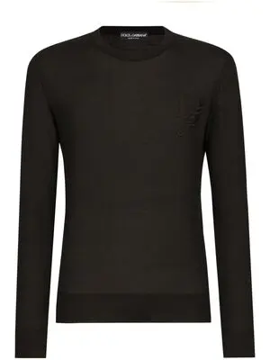 Dolce & Gabbana Logo Embroidered Jumper