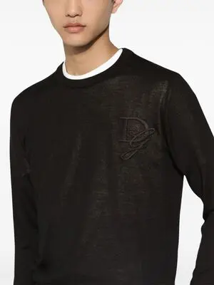 Dolce & Gabbana Logo Embroidered Jumper