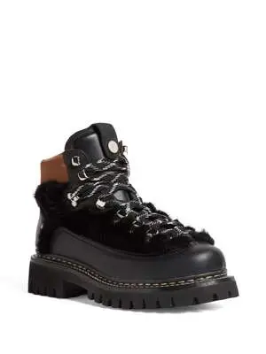 Dsquared2 Faux-fur Detail Hiking Boots