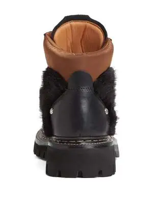 Dsquared2 Faux-fur Detail Hiking Boots
