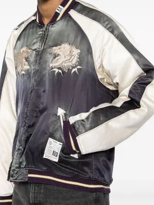 Mihara Yasuhiro Embroidered Souvenir Jacket - Purple