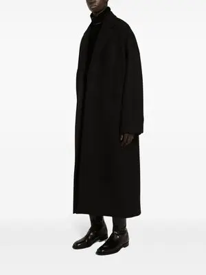 Dolce & Gabbana Oversized Single-breasted Coat - Black