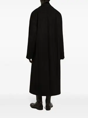 Dolce & Gabbana Oversized Single-breasted Coat - Black