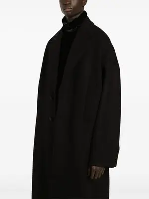 Dolce & Gabbana Oversized Single-breasted Coat - Black