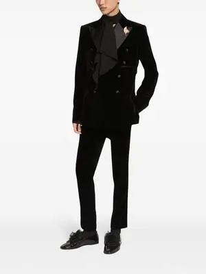 Dolce & Gabbana Straight-leg Trousers - Black
