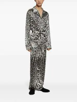 Dolce & Gabbana Leopard-print Silk Shirt