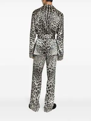 Dolce & Gabbana Leopard-print Silk Shirt