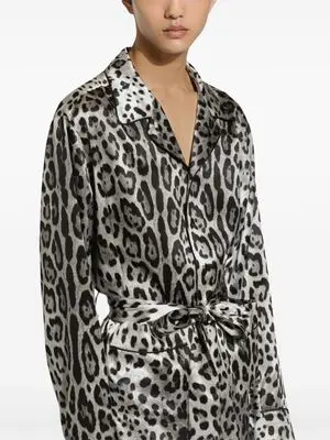 Dolce & Gabbana Leopard-print Silk Shirt
