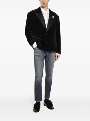 Dolce & Gabbana Single-breasted Blazer - Black