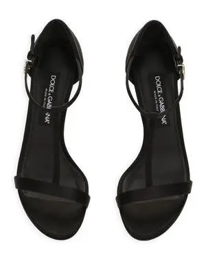 Dolce & Gabbana Satin T-bar Sandals