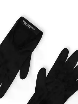 Dolce & Gabbana Silk Gloves