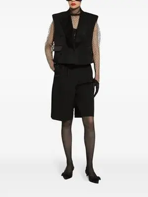 Dolce & Gabbana Double-breasted Gabardine Gilet
