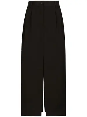 Dolce & Gabbana High-waisted Straight Skirt - Black