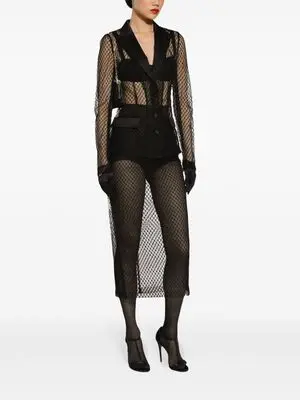 Dolce & Gabbana Mesh Pencil Skirt