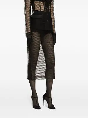 Dolce & Gabbana Mesh Pencil Skirt