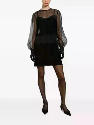 Dolce & Gabbana Organza Dress - Black