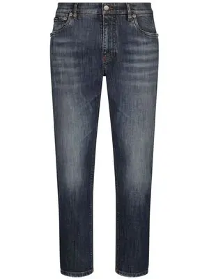Dolce & Gabbana Washed Tapered Jeans