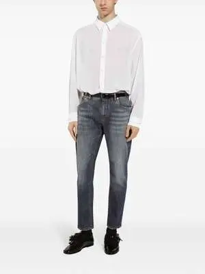 Dolce & Gabbana Washed Tapered Jeans