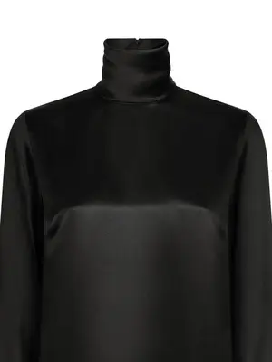 Dolce & Gabbana High-neck Blouse - Black