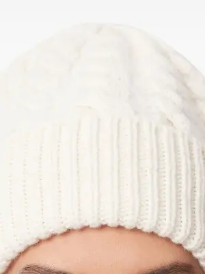Nina Ricci Wool Beanie - Neutrals