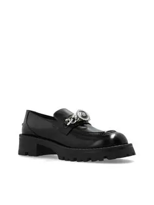 Versace Chain-link Platform Loafers