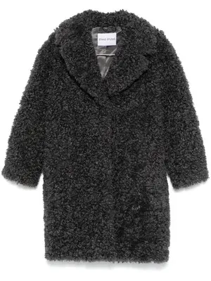 STAND STUDIO Camille Cocoon Coat - Grey