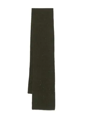 Fabiana Filippi Sequin Ribbed Scarf - Green