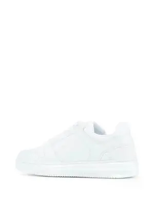 EA7 Embossed-logo Sneakers - White