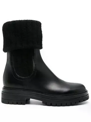 GIANVITO ROSSI 45mm Folded Chelsea Boots - Black