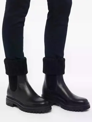 GIANVITO ROSSI 45mm Folded Chelsea Boots - Black