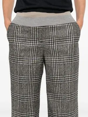 Lorena Antoniazzi Checkered Trousers - Blue